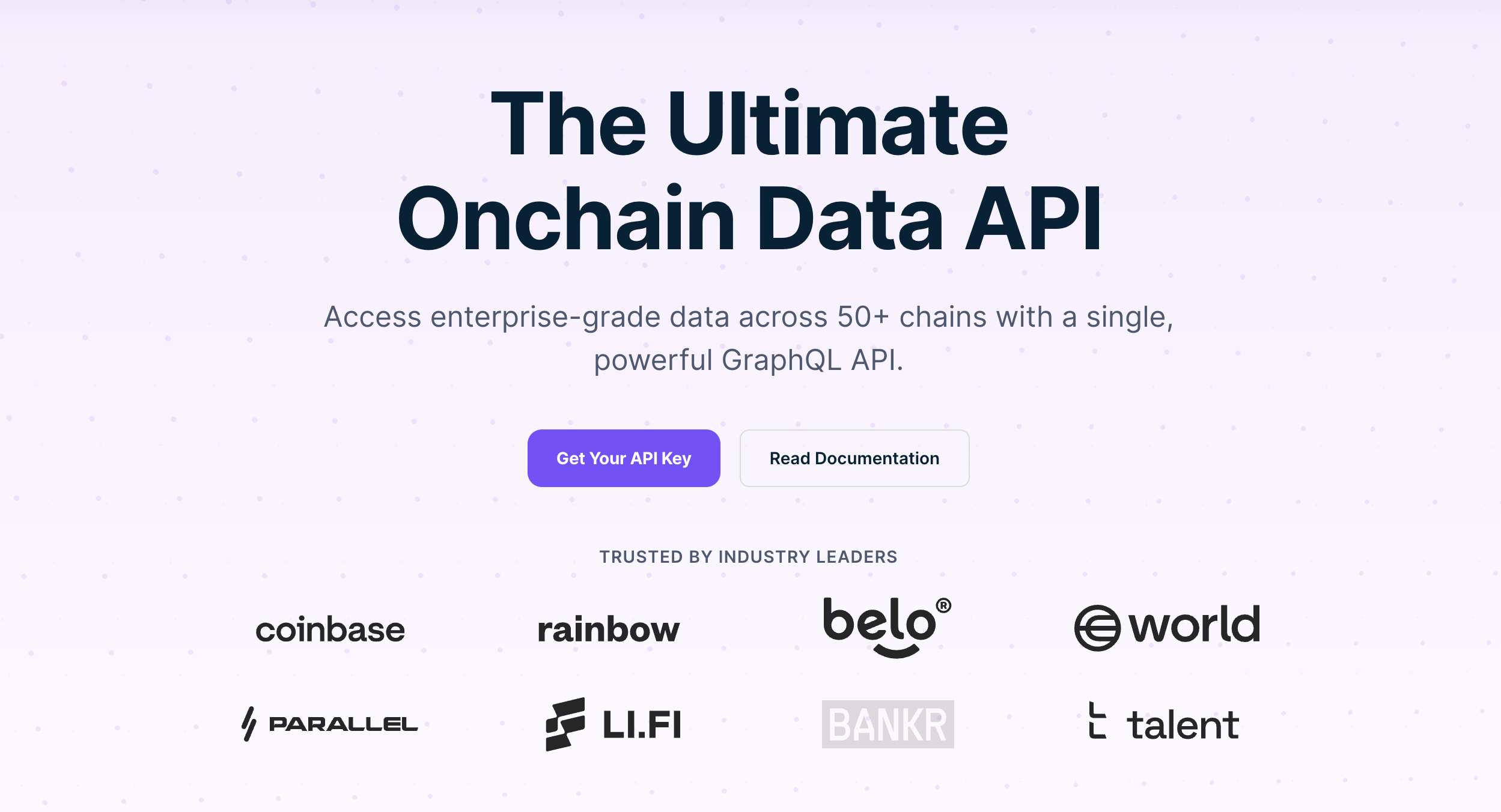 Supported Chains | Zapper - Blockchain Data API